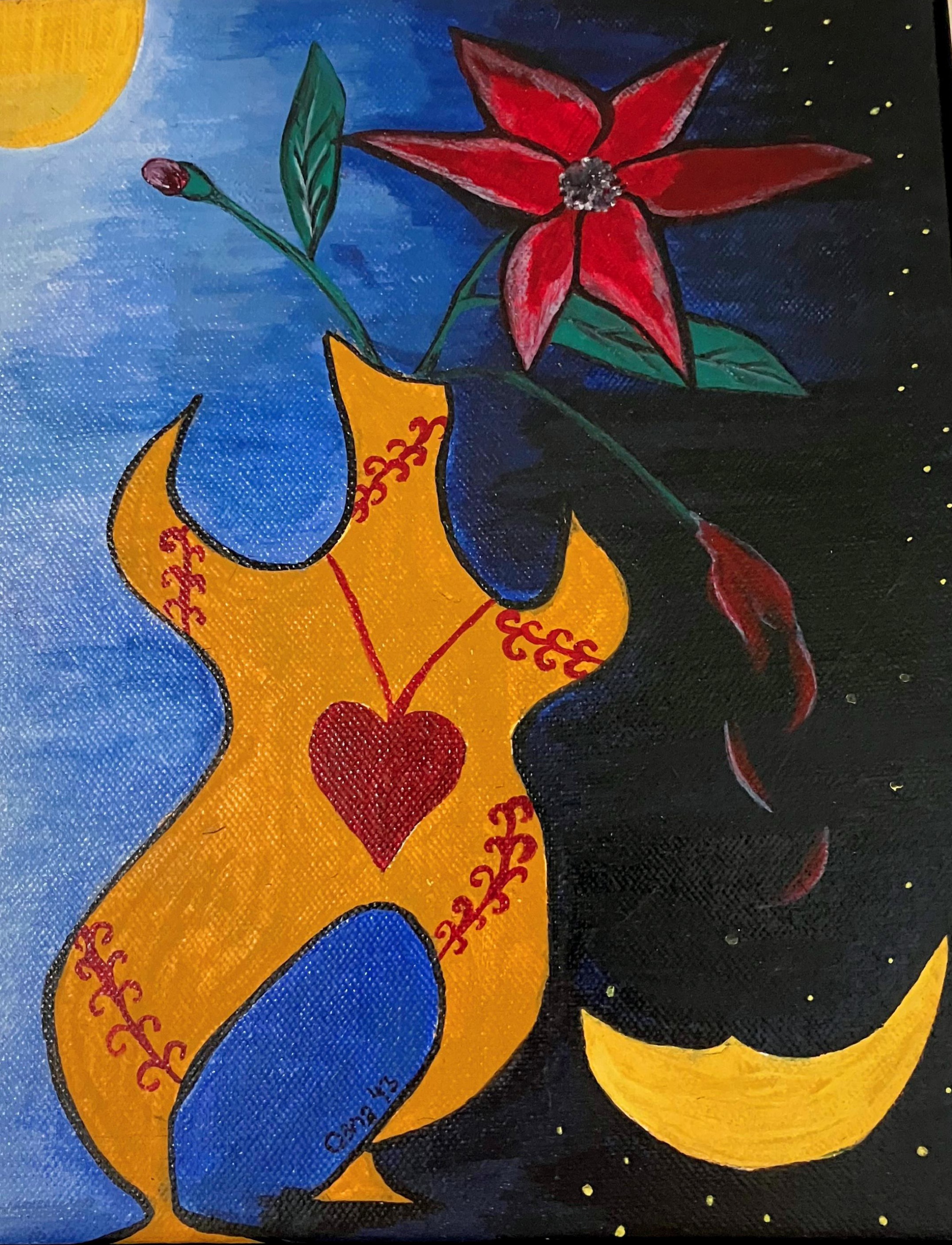 Human Vase – A Sleepy Spirit Art – "Iubirea pentru arta viselor"